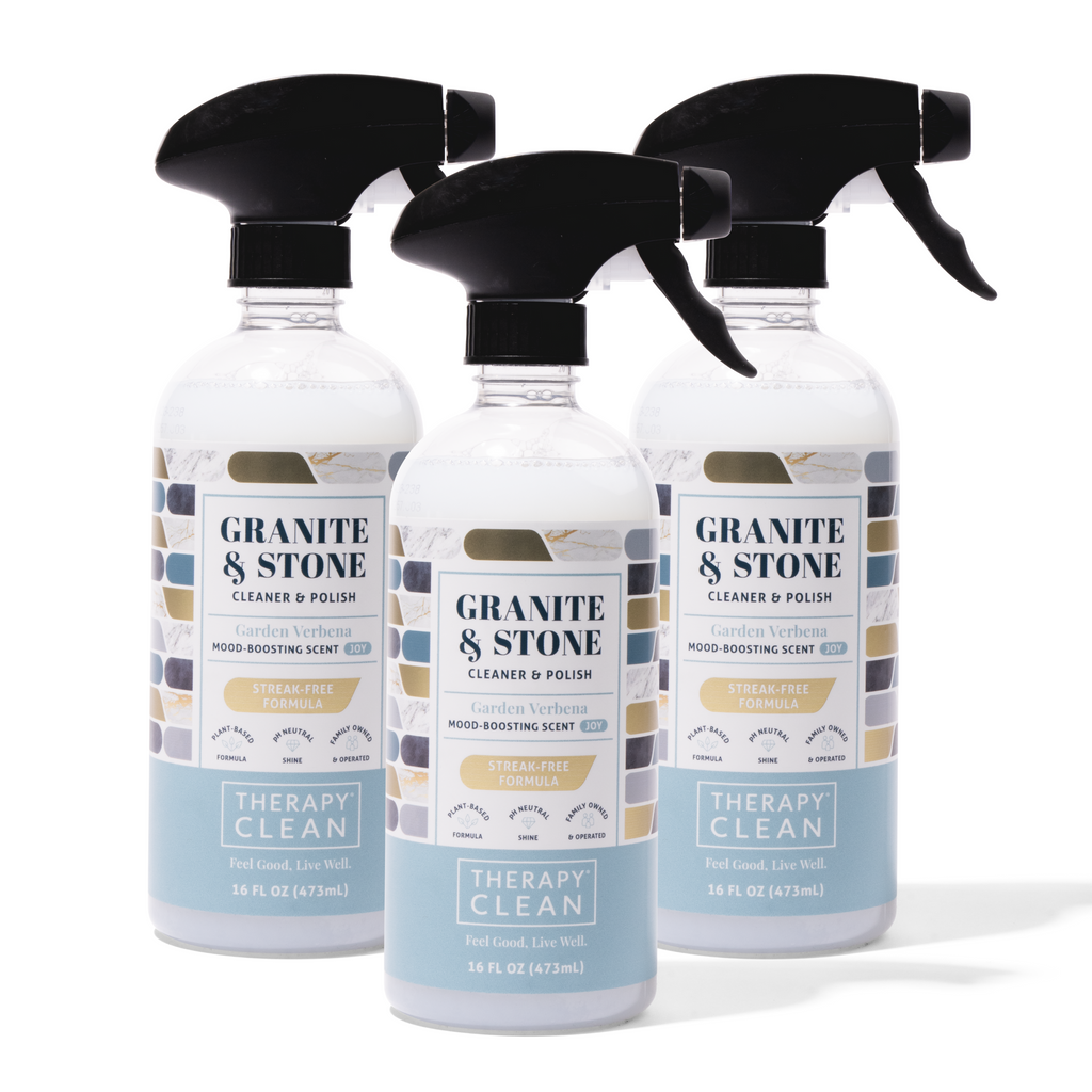Granite & Stone 3-Pack: Plant-Based Cleaner | Therapy Clean